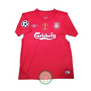 Liverpool 2004-2005 UCL Final Shirt | Rare Football Shirts